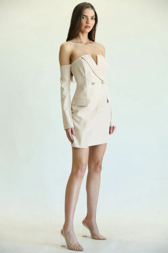 Golden Detail Flap Dress – Jessiz Boutique