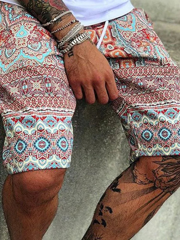 African Print Shorts For Men